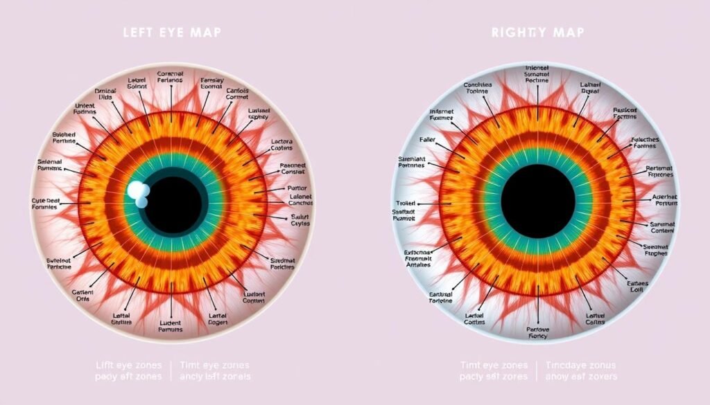Understanding Iridology Map Left Eye:: Zones & Health Insights